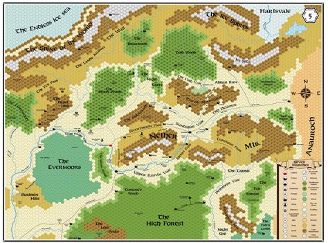 Silver Marches Map By TequisDM Rpg World Word Map D D Maps Fantasy