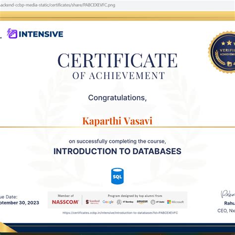 Vasavi Kaparthi On Linkedin Sql Database