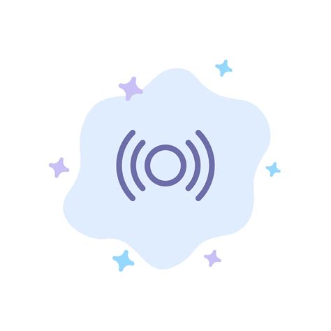 Basic Essential Signal Ui Ux Blue Icon On Abstract Cloud Background 15047573 Vector Art At Vecteezy