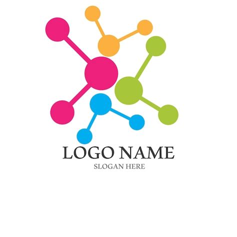 Molecule Vector Illustration Design Premium Vector