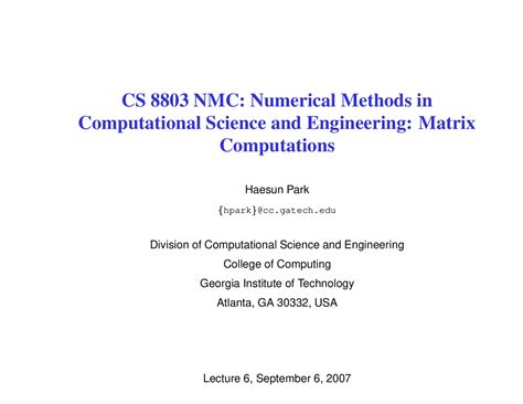 Symmetric Positive Definite Matrices And Cholesky Decomposition In Numerical Methods Pro
