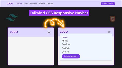 New Trick To Create A Responsive Navbarsidebar With Html And Tailwind