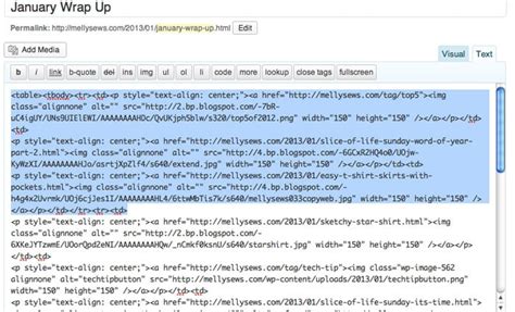 how to make an html image table in blogger and wordpress melly sews