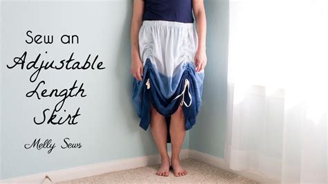 Sew An Adjustable Length Skirt YouTube