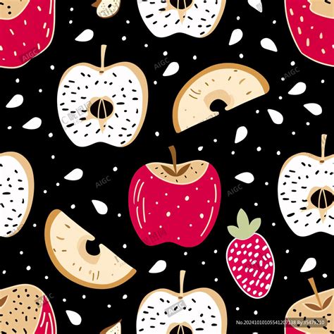 Ai创作图卡通苹果图案 插画水果图案桌布图案 苹果印花图案 苹果图案设计 水果图案设计 卡通水果图案 水果家纺图案插画 图纹苹果 趣味水果图案 水果印花设计 插画水果图案 苹果卡通图案 水果