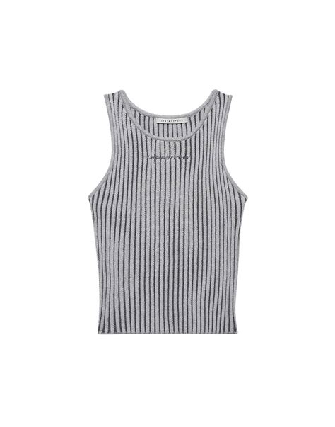 인스턴트펑크 멀티컬러 니트 슬리브리스 위시버킷