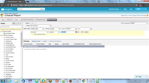 Reporting Create A Report Of All Clients With No Contacts Salesforce Stack Exchange