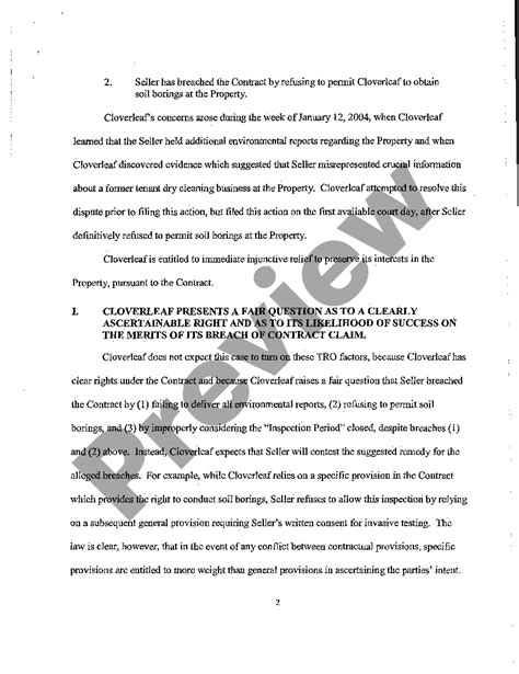 Illinois Motion For Temporary Restraining Order Regarding Ability To Conduct Environmental