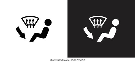 ชุดไอคอนที่เรียบง่ายของเครื่องปรับอากาศรถยนต์ไอคอนสายควบคุมไฟฟ้ากระแสสลับ กระจกหน้ารถละลาย