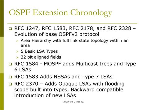 Ppt Ospf Protocol Evolution Wg Re Charter Powerpoint Presentation Free Download Id 5500350