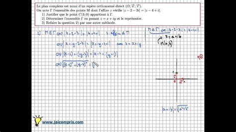 Module Nombre Complexe Exercice Type Bac Z A Z B Par 2 Méthodes Important Youtube