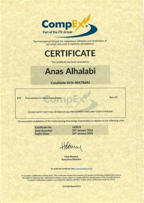 anas alhalabi ceng on linkedin certificate atex learninganddevelopment