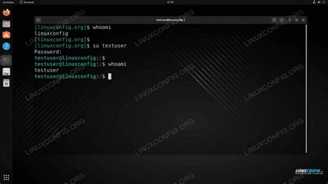 How To Switch User On Linux Linux Tutorials Learn Linux Configuration