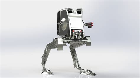 星球大战 行走机器人模型solidworks 2013模型图纸下载 懒石网 星球大战 行走机器人模型solidworks 2013模型图纸下载 懒石网