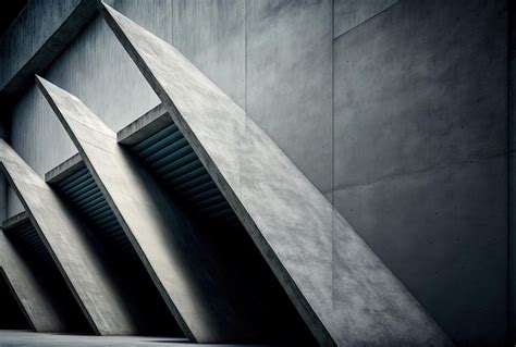 Premium Ai Image Background Made Of Abstract Concrete Architectural