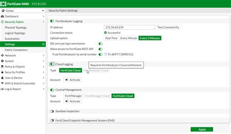 Fortianalyzer Cloud Service Fortigate Fortios 6 2 15 Fortinet Document Library