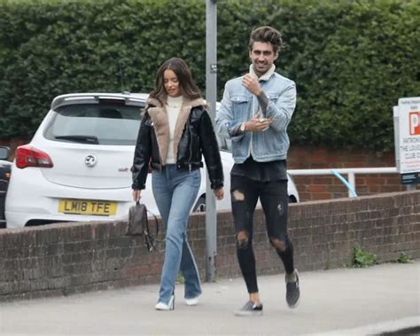 Maura Higgins And Chris Taylor Cosy Up On London Lunch Date Amid