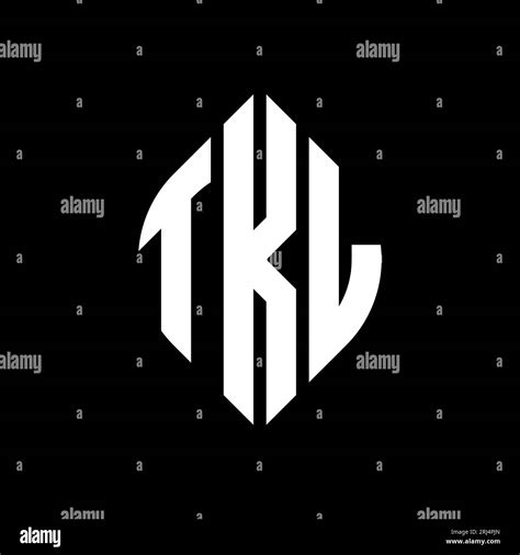 Tkl Circle Letter Logo Design With Circle And Ellipse Shape Tkl