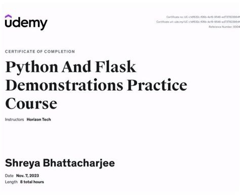 Udemy Shreya Bhattacharjee
