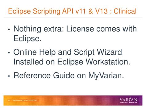 Ppt Varian Apis In V11 And V13 Powerpoint Presentation Free Download