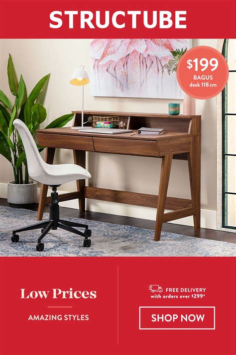 Discover Modern Desks At Structube Home Office Space Home Office Design Work Office Decor