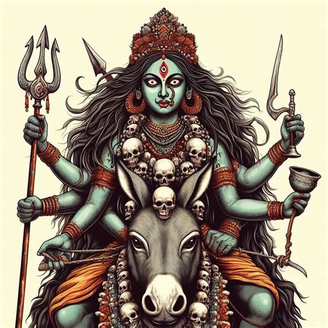 Navratri Day 7 Goddess Maa Kalratri Images मैया कालरात्रि के दिव्य