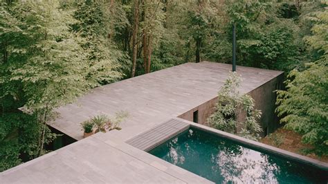 Ppaa Arranges Terraces Along A House In A Mexican Forest
