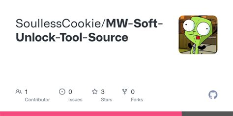 GitHub SoullessCookie MW Soft Unlock Tool Source