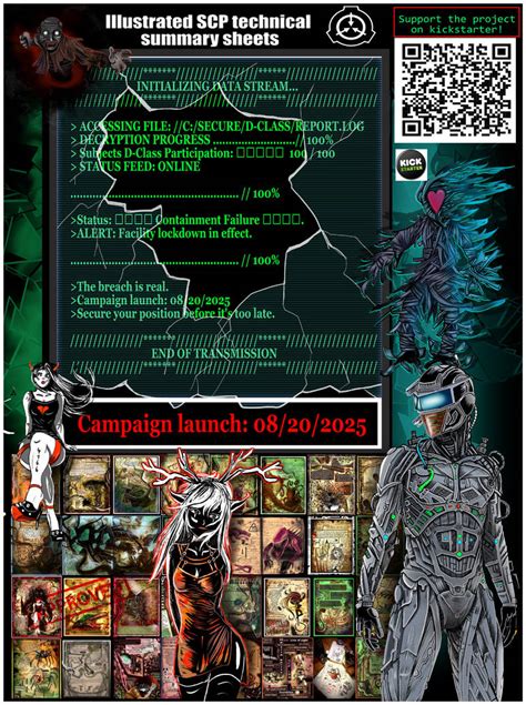 Scp Technical Summary Sheets Kickstarter By Gael D K On Deviantart