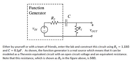 Solved Function Generator R C VOUT Either By Yourself Or Chegg Com