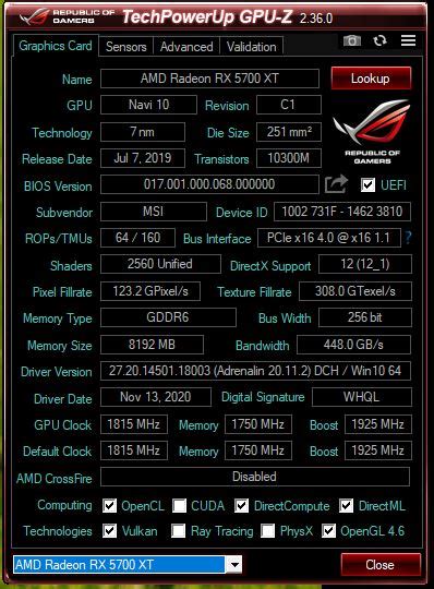 GPU Clock Not Identified Using New AMD Drivers TechPowerUp Forums