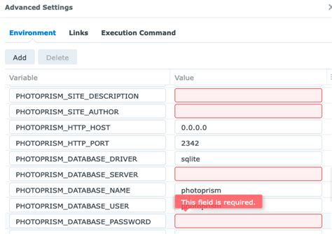Photoprism Docker Install Env Vars Missing Album On Imgur