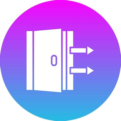 Premium Vector Room Exit Icon