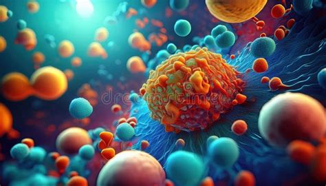Exploring Complex Cellular Structures And Interactions Stock Image Image Of Interaction