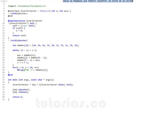 Poo Arrays Objective C Invertir Un Vector Poo Arrays Objective C Invertir Un Vector