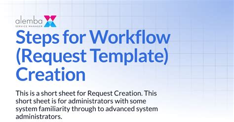 Steps For Workflow Request Template Creation Asm Eos 10 5