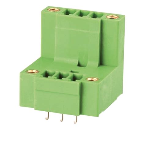 3 81 Mm Pitch Printed Circuit Board Pcb Terminal Block Double Level Header With Screw Locks