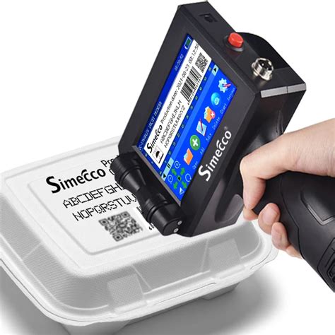 한국 언어 시스템 휴대용 핸드 헬드 잉크젯 프린터 생산 날짜 Qr 코딩 기계 플라스틱 금속 상자 인쇄는 퇴색하지 않고 빠른 건조 254