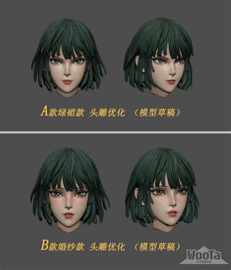 One Punch Man Fubuki 14 Resin Statue Von Woota Studio