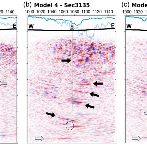 S N Seismic Sections Prim1075 After 3 D Seismic Reflection Imaging At