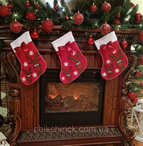 Новорічний чобіток з оленями 3 шт 30х23см продажа цена в Ивано Франковской области