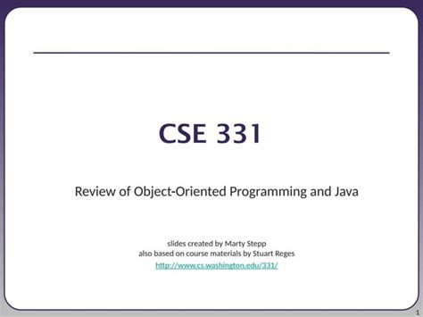 00 Oop Introduction To Java Lecture Notesppt