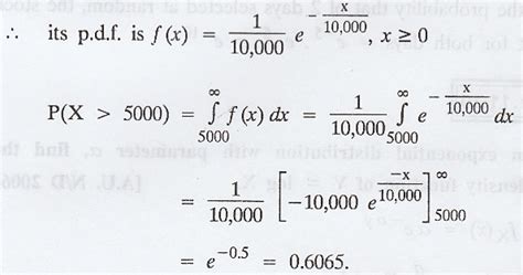 Exponential Distribution Distribution Function Of Exponential