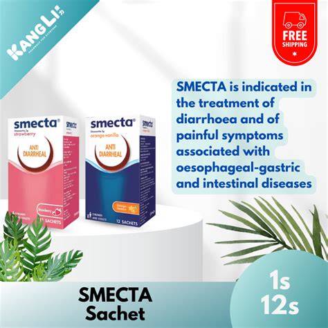 Smecta Orange Vanilla Strawberry Sachet 1s Shopee Malaysia