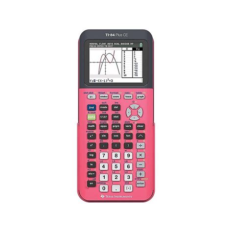 Texas Instruments Ti 84 Plus Ce Cas Graphing Calculator Coral 84plce