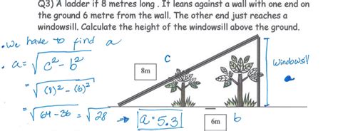 Unit 17 Applying The Pythagorean Theorem Mr MartÍnezs Math