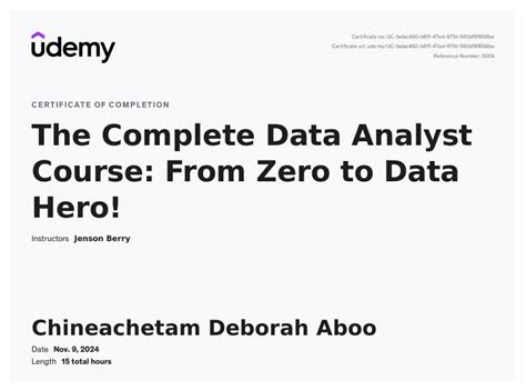 Dataanalysis Learningjourney Udemy Skillsdevelopment
