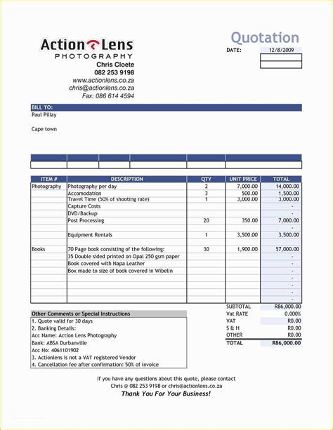 Excel Bill Template Free Heritagechristiancollege