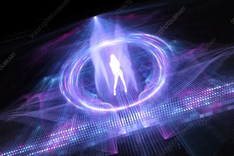 Neon Cybersex Abstract Illustration Stock Image F035 6375 Science Photo Library