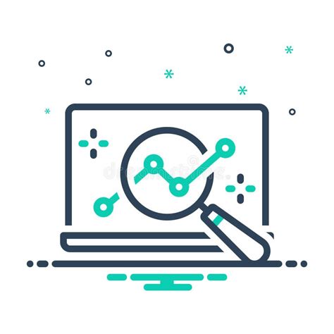 Mix Icon For Research Data And Explore Stock Vector Illustration Of Probing Symbol 316919518